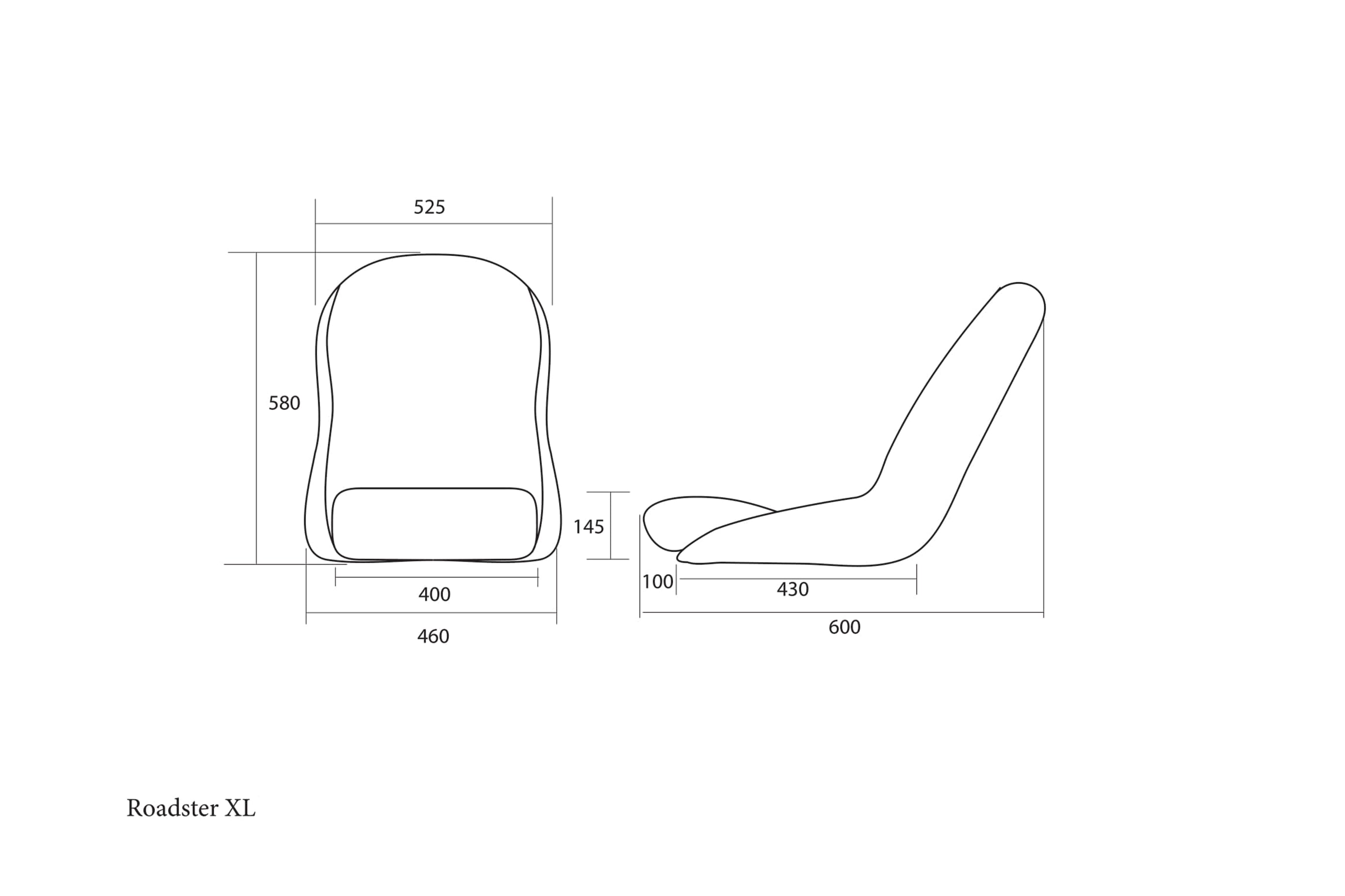 Cobra Roadster XL Seat – Wine Country Motor Sports