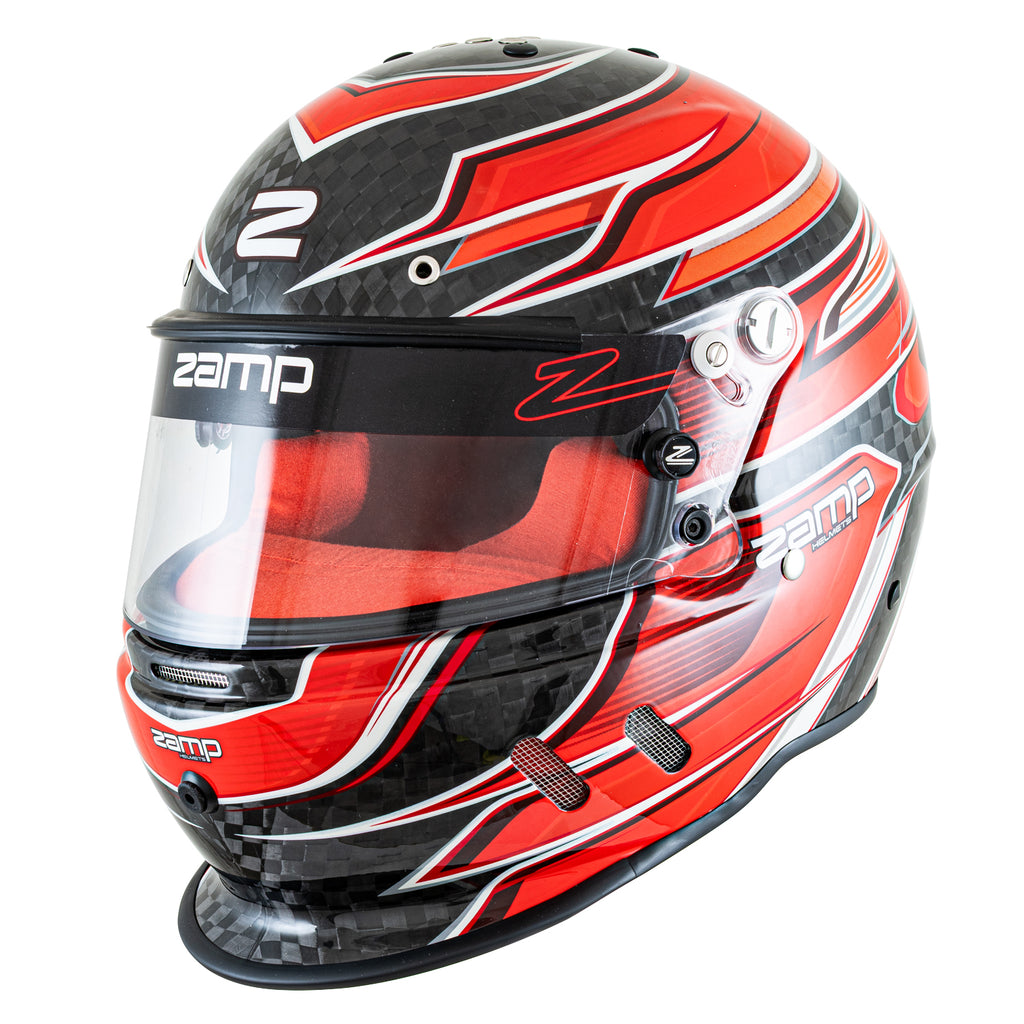 Zamp RZ-67D Helmet (SA2025) - Carbon Red – Wine Country Motor Sports
